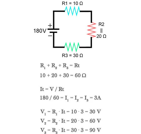 Serie De Formulas De Resistencia Combinacion De Resistencias En Serie